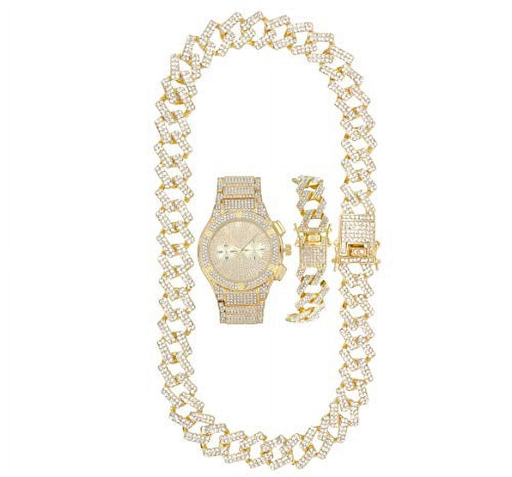 Ice on Blast! Bling'ed Out Hip Hop Rolly Looks w/Ice on Watch & Jewelry ...