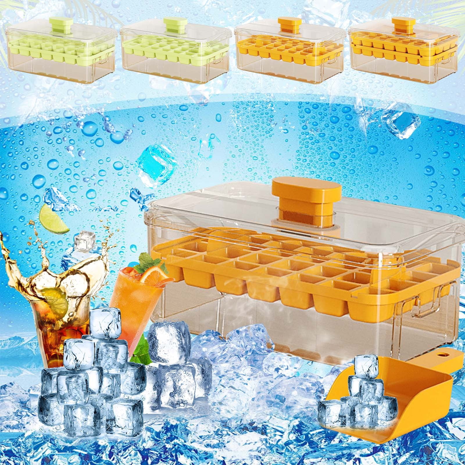 Ice Block Maker Box for Household Refrigerator | Food Grade Pressing ...