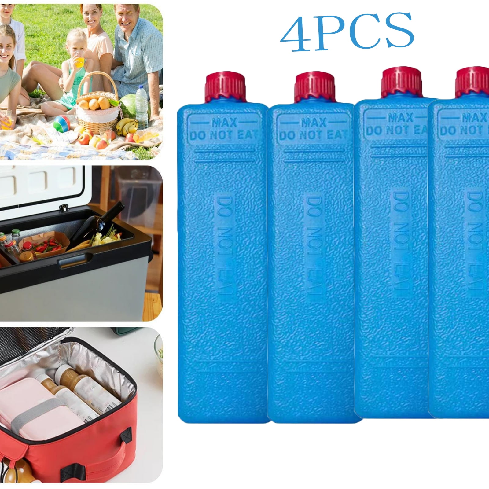 Ice Blocks for Cool Bags,Ice Blocks for Cooler ,Long Lasting Reusable ...