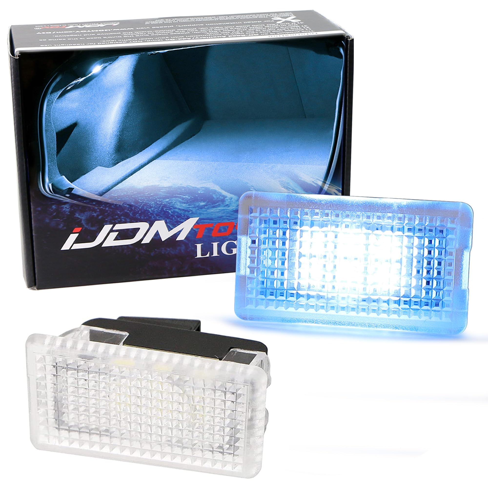 Ice Blue Aqua Full LED Side Door Courtesy, Footwell, Trunk/Cargo Light ...