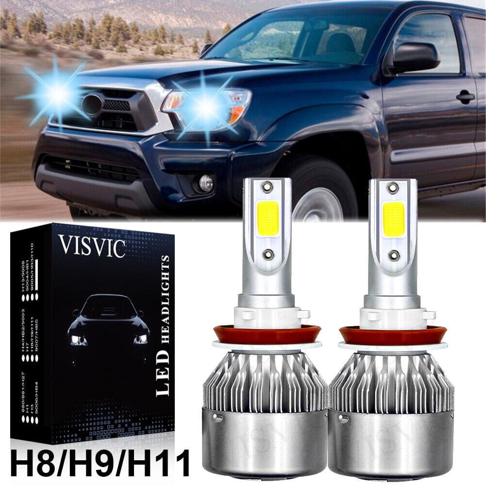 Ice Blue H11 H8 LED Fog Light Bulb 8000K Hih Power C6 For Toyota RAV4 ...