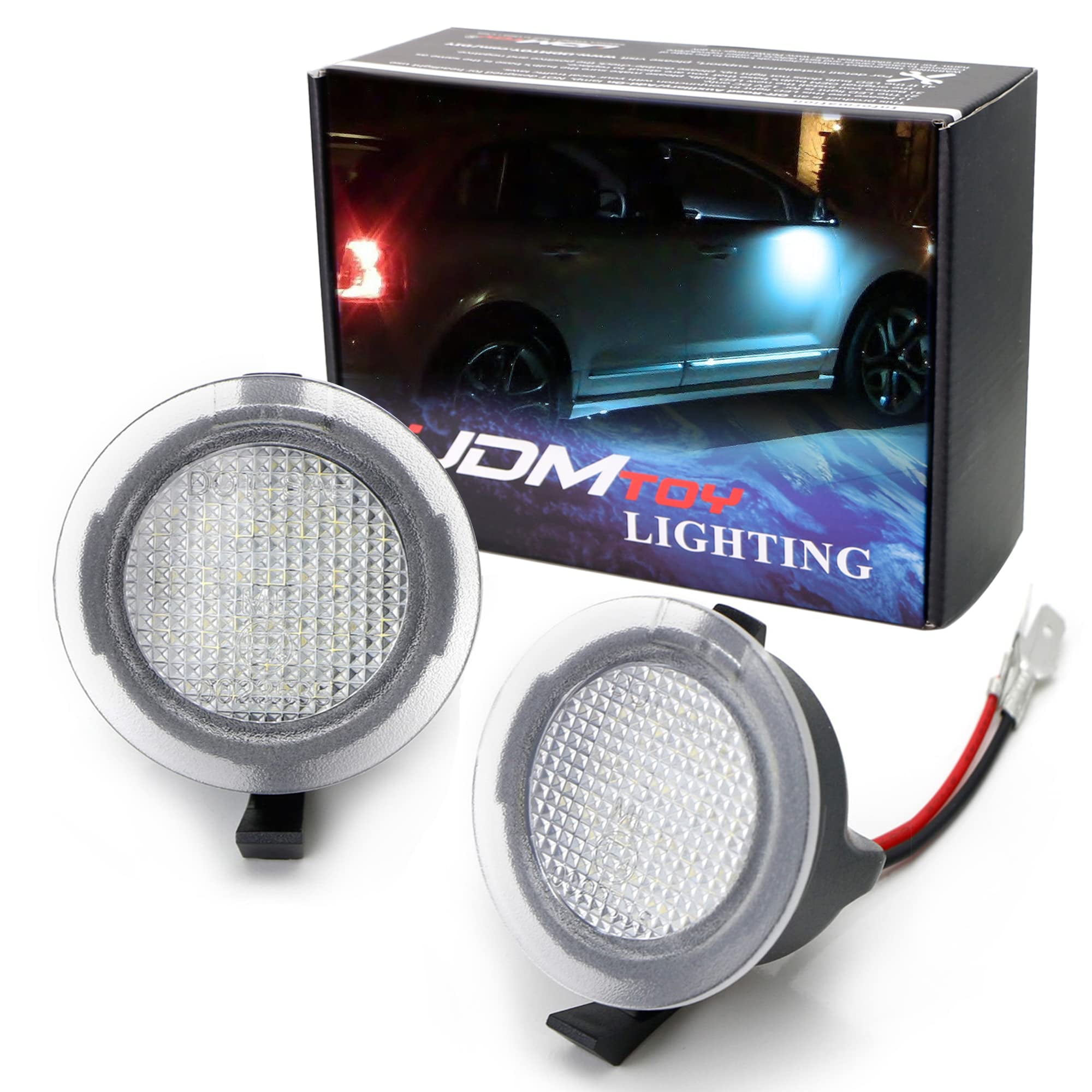 Ice Blue LED Under Side Mirror Puddle Lights For Ford F150 Raptor Edge ...