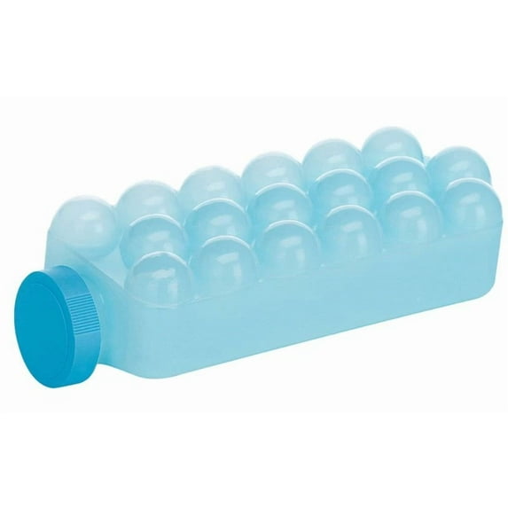 Ice Bottle Tray 18 Cubes Semi Sphere, Blue - Walmart.com