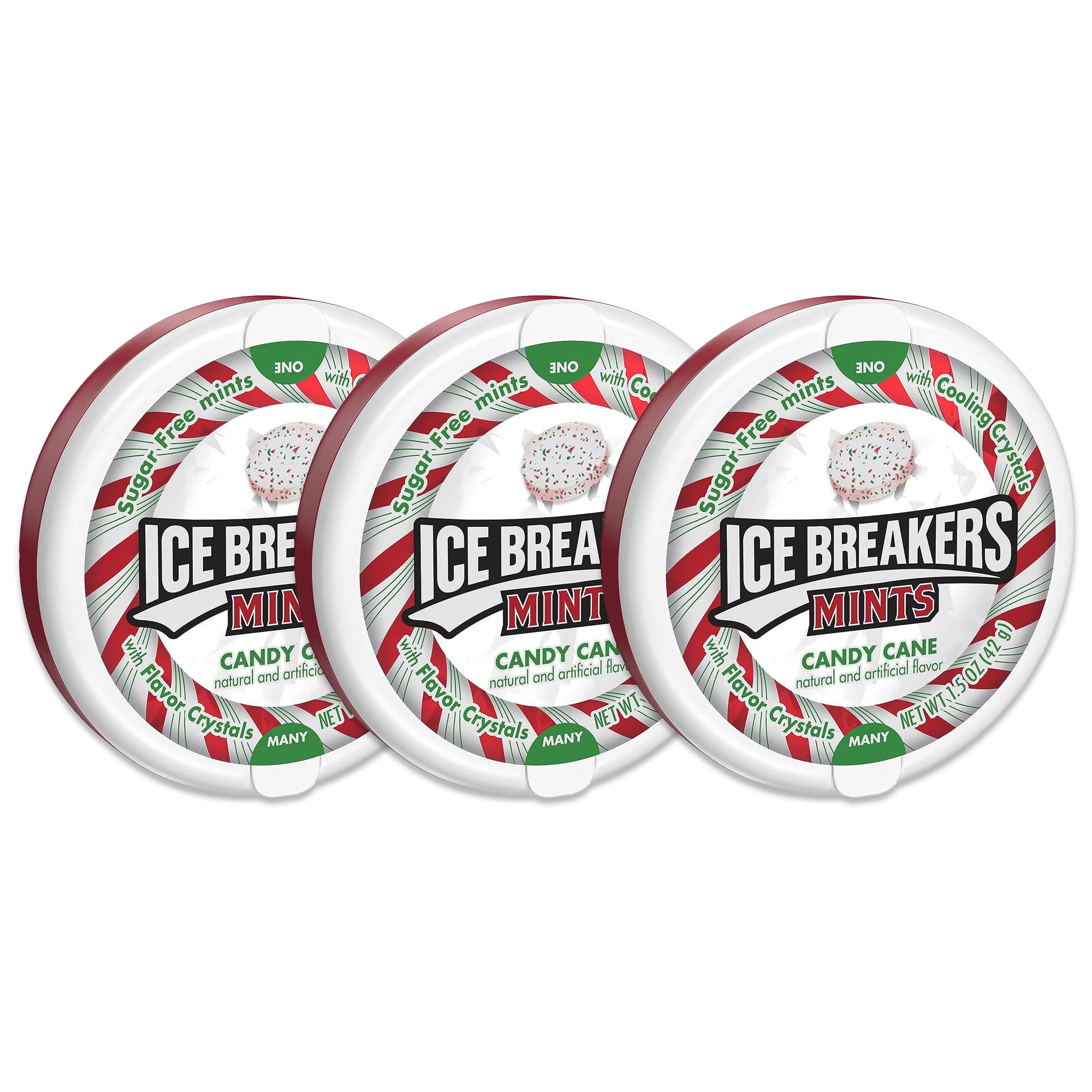 Ice Breakers Candy Cane Puck Pack of 3 - Walmart.com