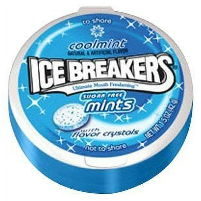 Ice Breakers Cool Mint Mints, 1.5-Ounce Puck (Pack of 2) - Walmart.com