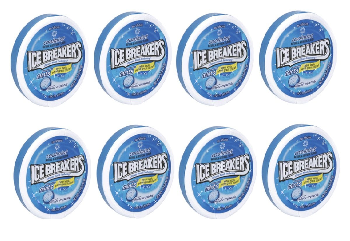 Ice Breakers Mints Coolmint Can 8ct - Tj - Walmart.com