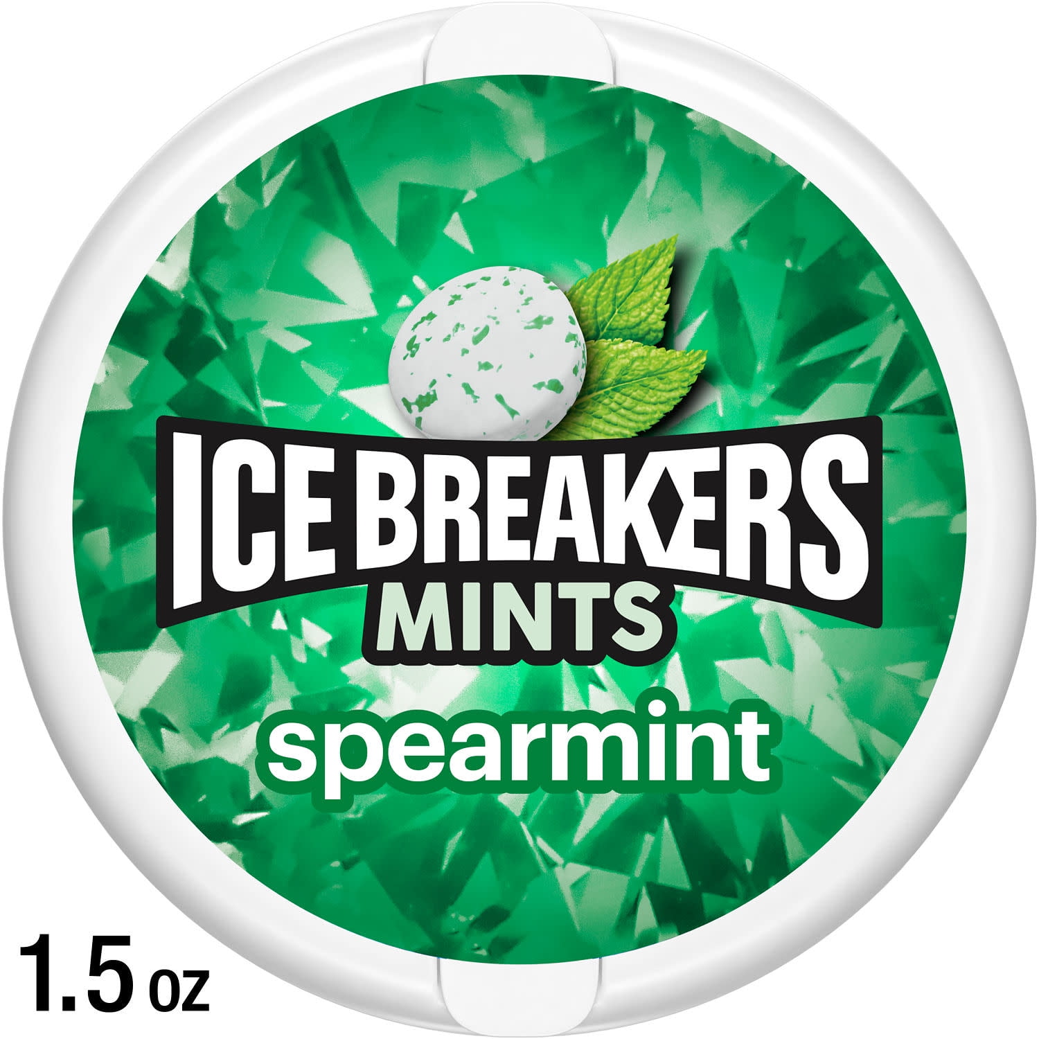 Ice Breakers Spearmint Sugar Free Mints, ( 1.5 oz, PACK OF 1 ...