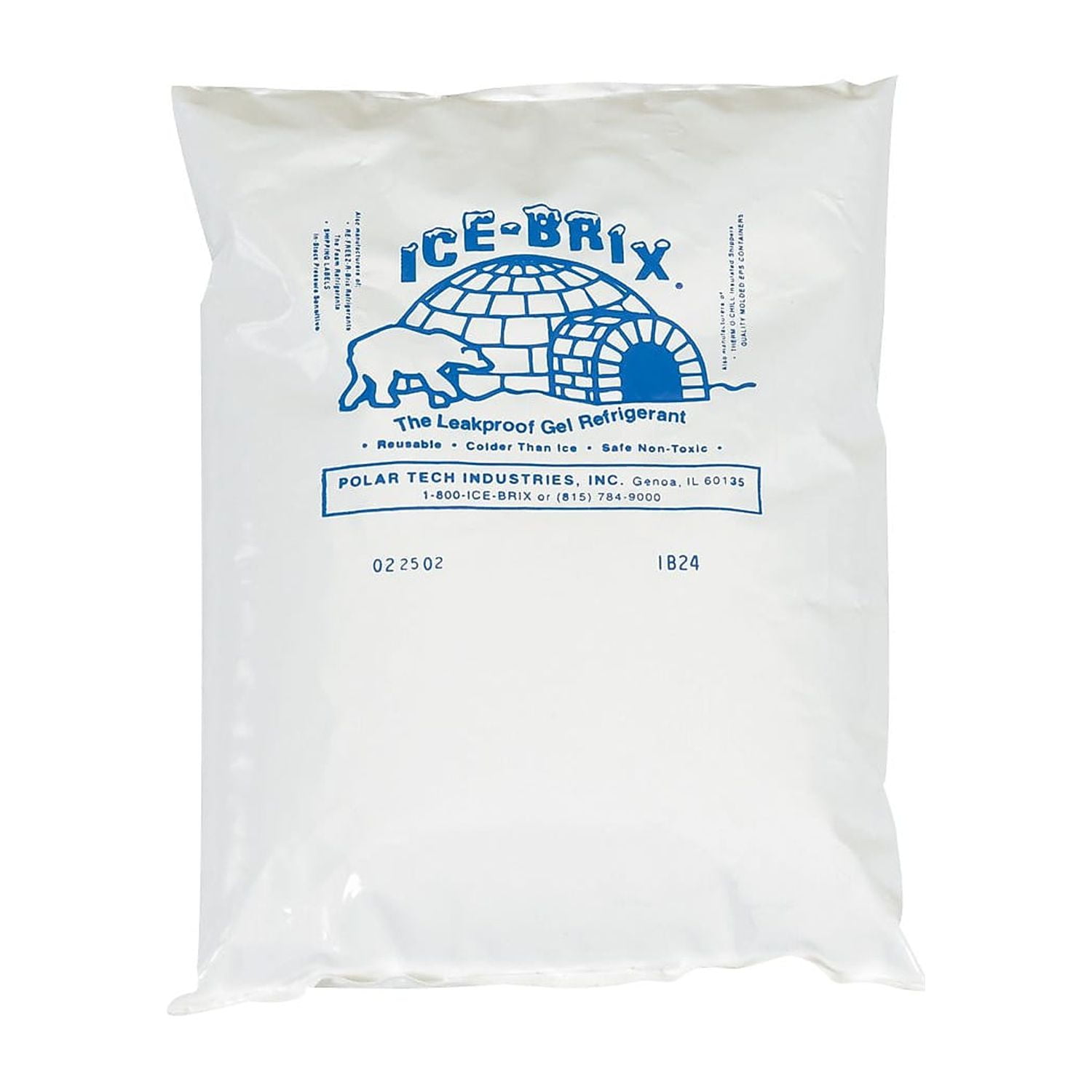 Ice-Brix Cold Pack 32 oz. 10" x 6" 18/Carton (IB32BPD) - Walmart.com