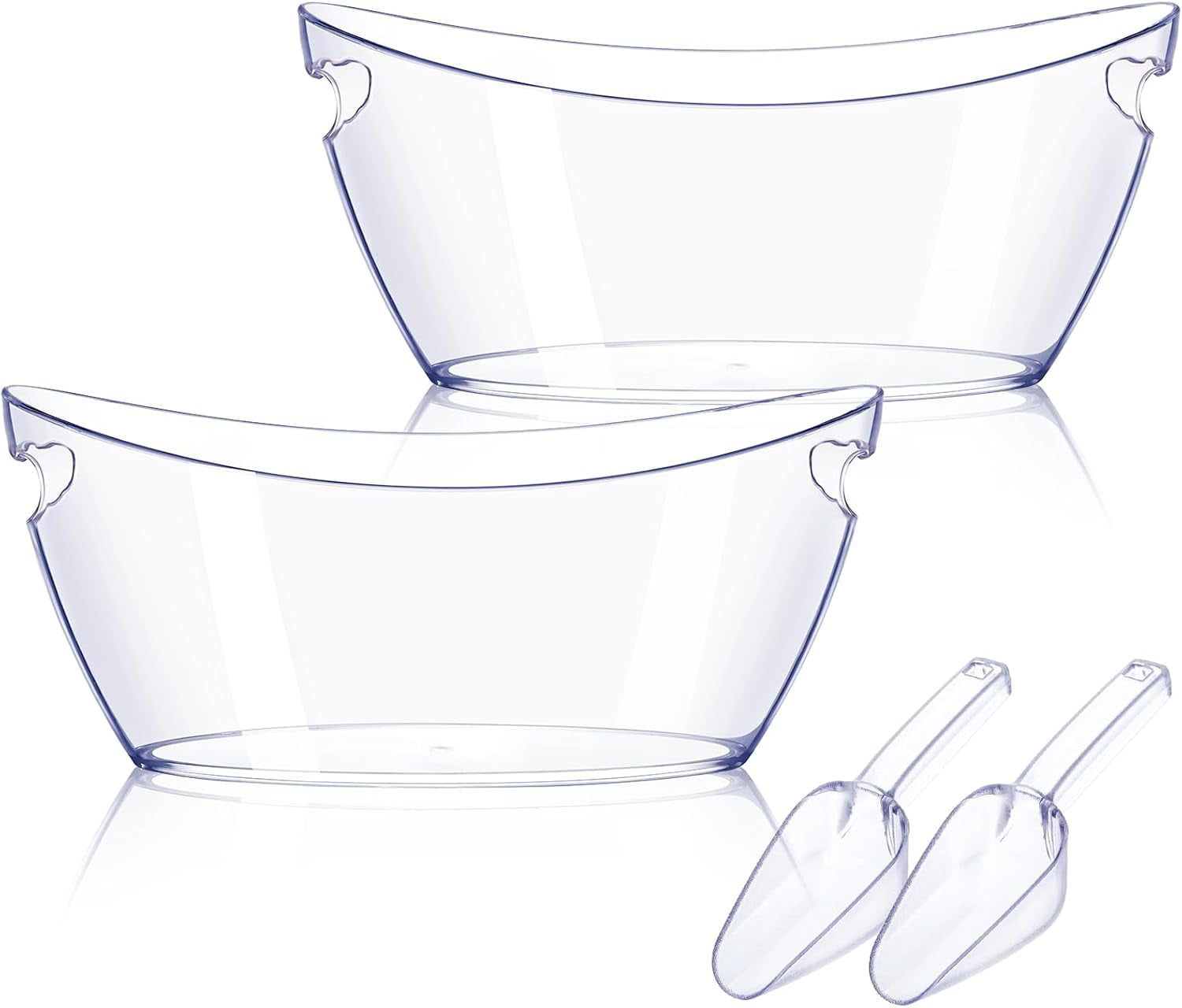 Ice Bucket 2 PCS, Ice Buckets for Parties, Mimosa Bar Supplies Beverage ...