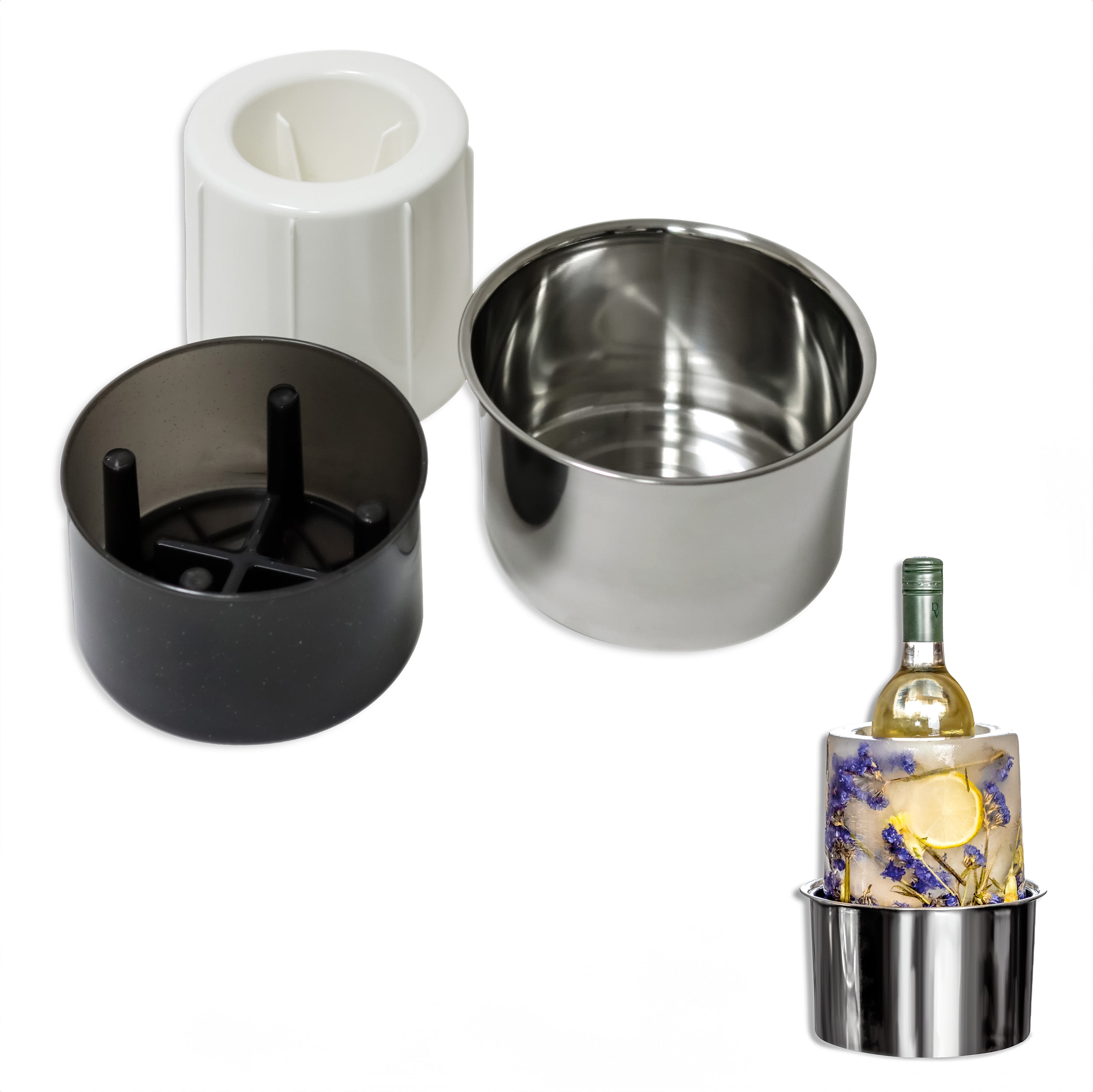 Stainless Steel Wine & Champagne Holder - Walmart.com