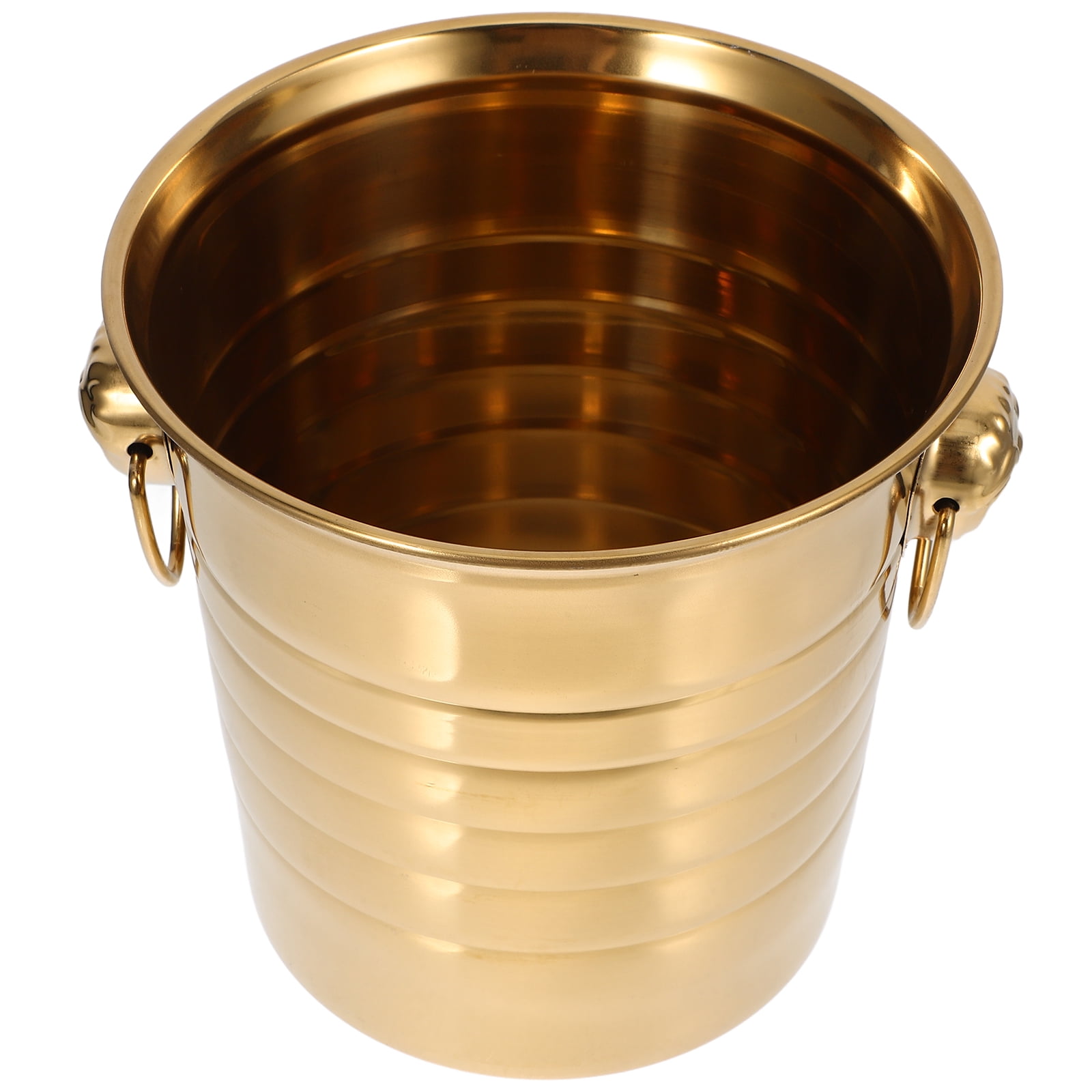 Ice Bucket Gold Extra Large Buckets for Parties Cubes Golden - Walmart.com