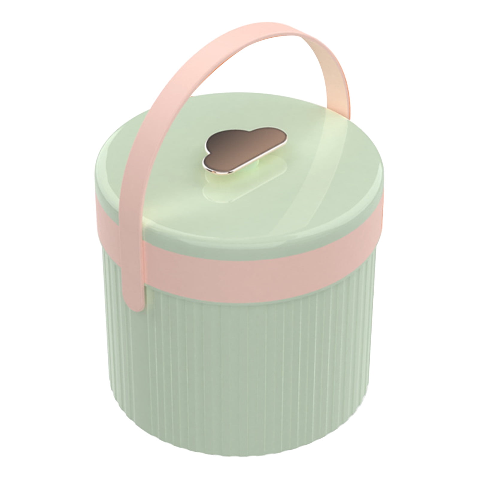 Ice Bucket with Silicone Lid Double Wall Bucket Ice Tongs Handle and ...