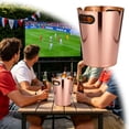 Ice Bucket Tong Sets, Stainless Steel Ice Bucket with Tong Set, Double ...