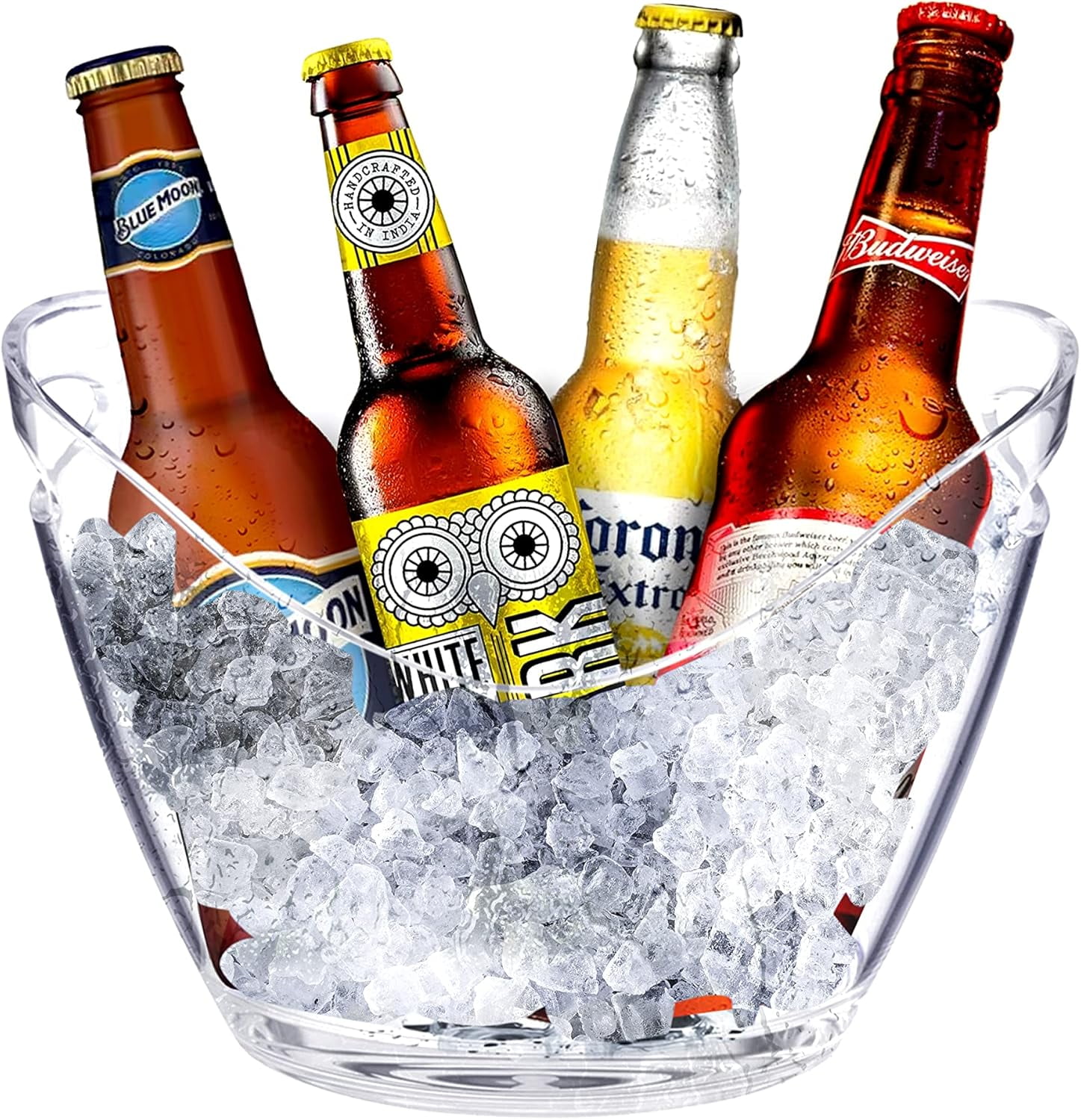 Ice Bucket for Parties - Clear Bucket 3.5 Liter - Ice Bucket for , Wine ...