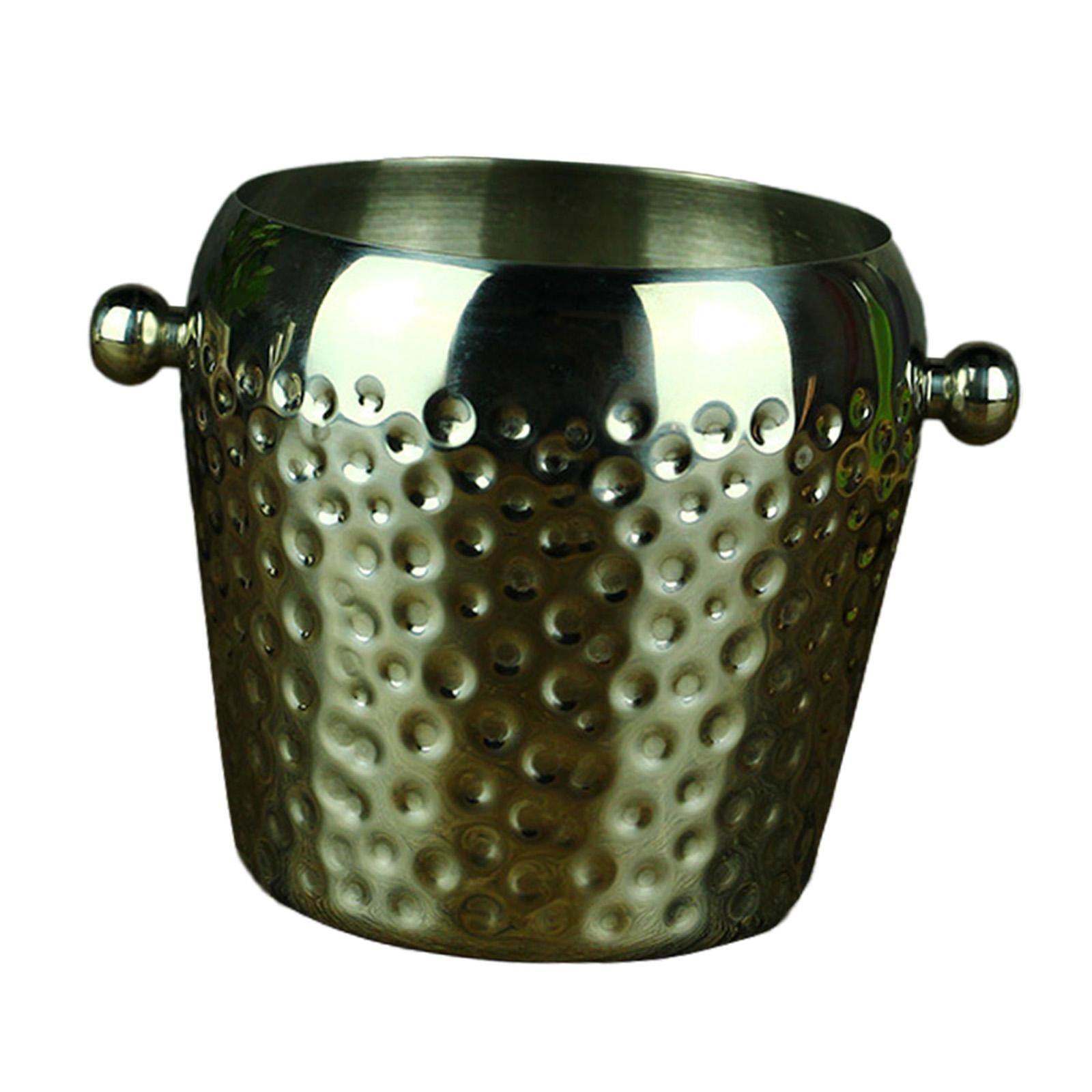 Ice Bucket with Handle Beer Drinks Ice Tub 1L Lightweight Insulated ...