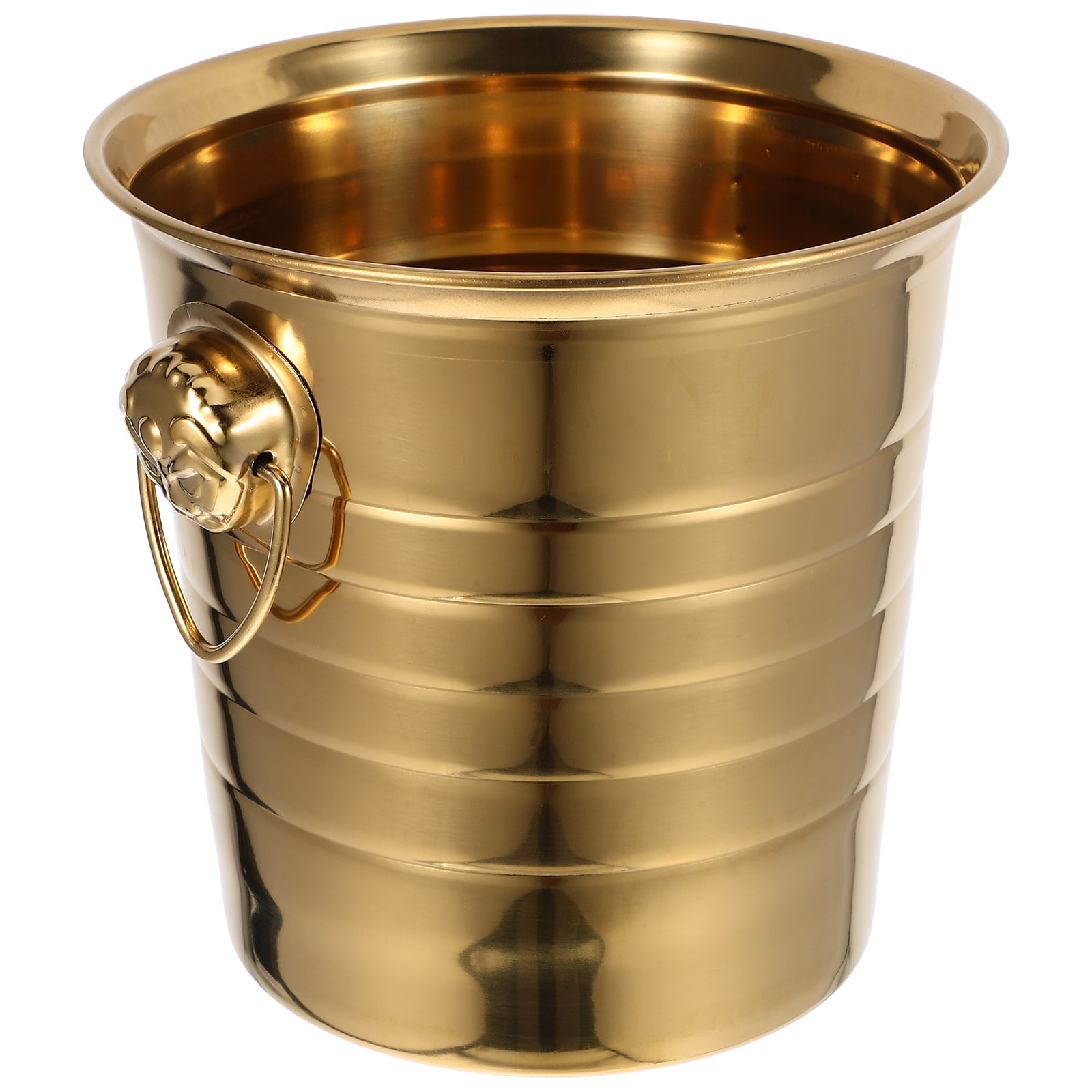 Ice Bucket with Lid Extra Large Buckets for Parties Cube Golden ...