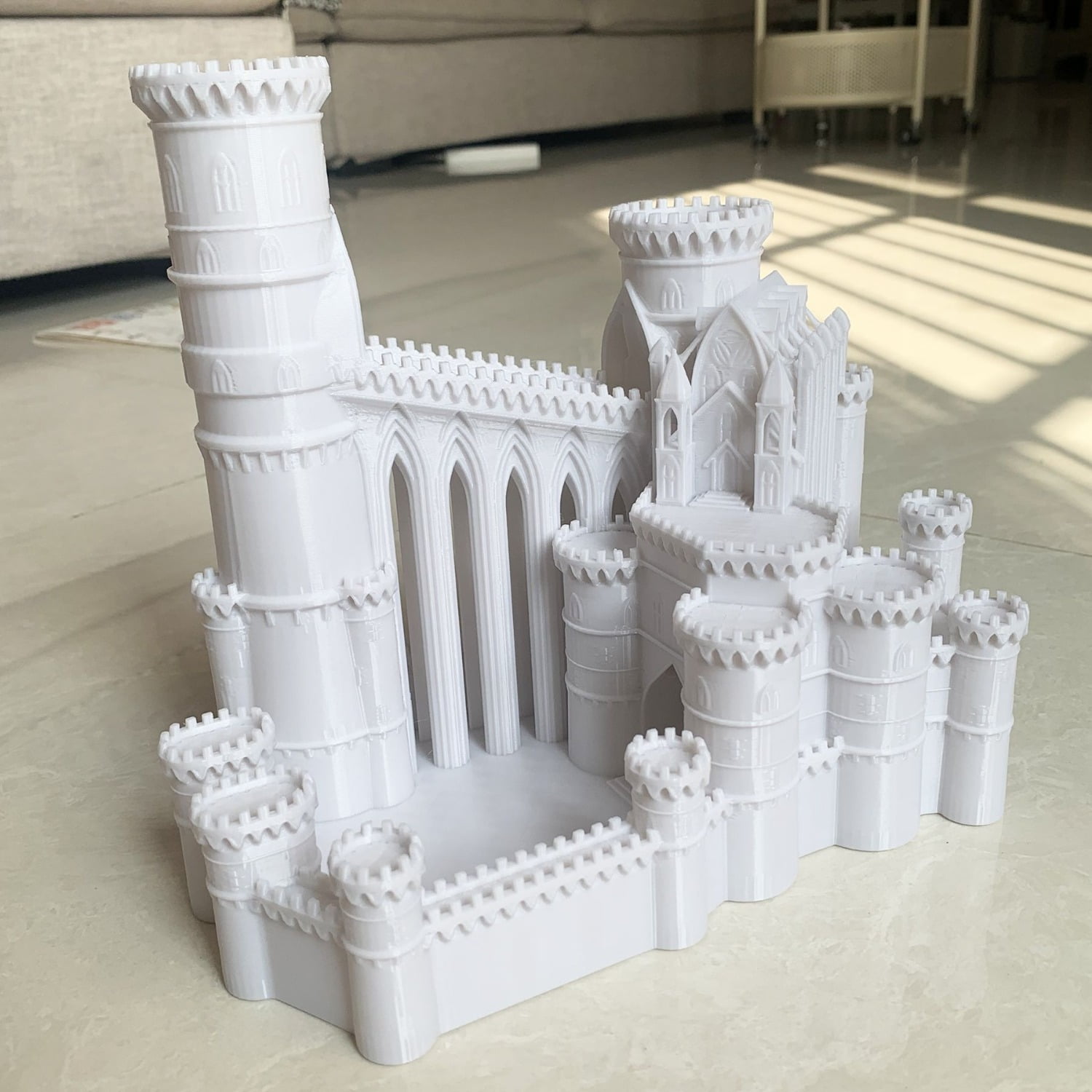 Ice Castle Dice Tower 3D Printed Tabletop Gaming Dice Tower Tray DND ...