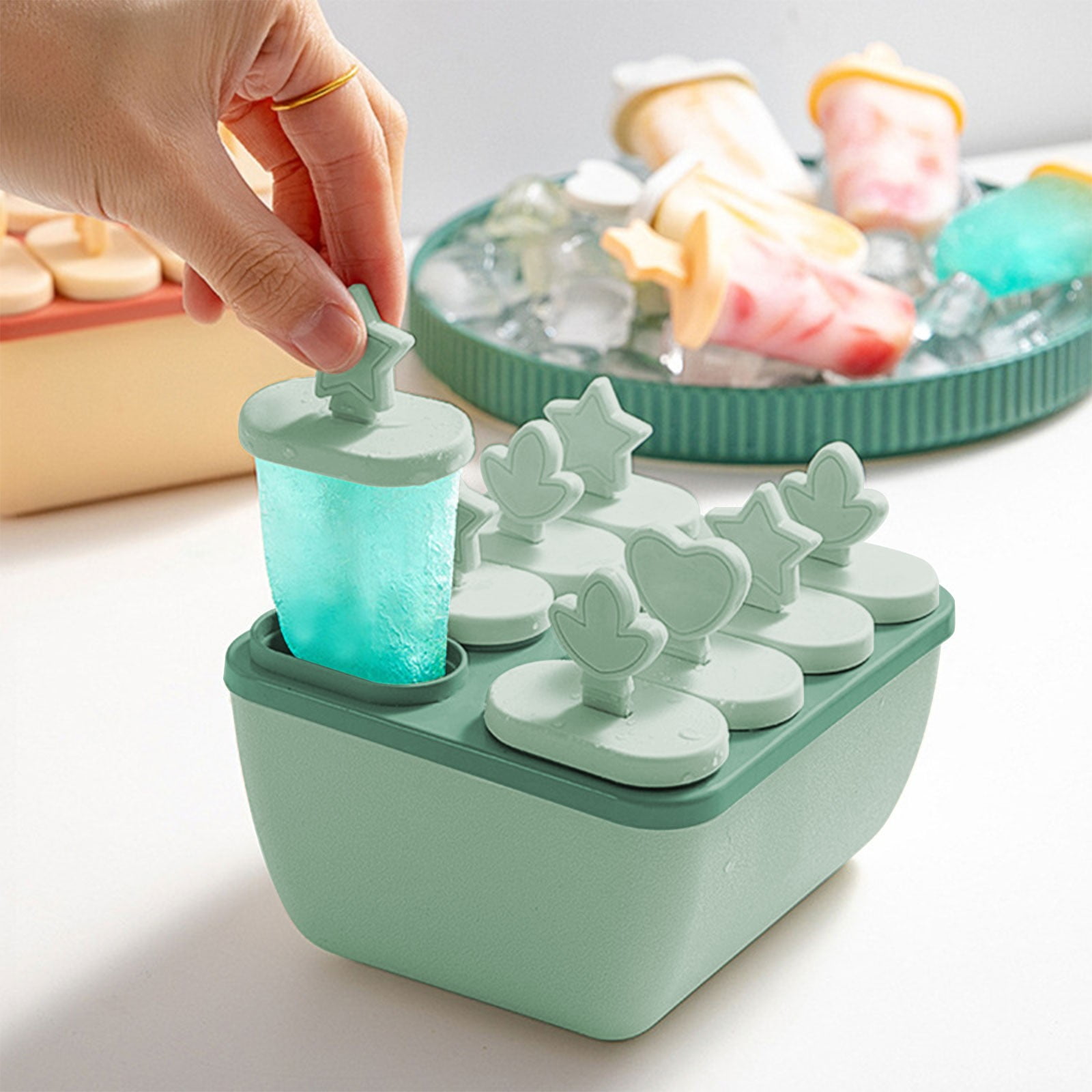 Ice Children'S Ice Box Home Popsicle Popsicle Homemade Ice Cube Sorbet ...