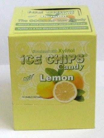 Ice Chips Candy Ice Chips Lemon-Box 12-1oz (28.35 g) Box - Walmart.com