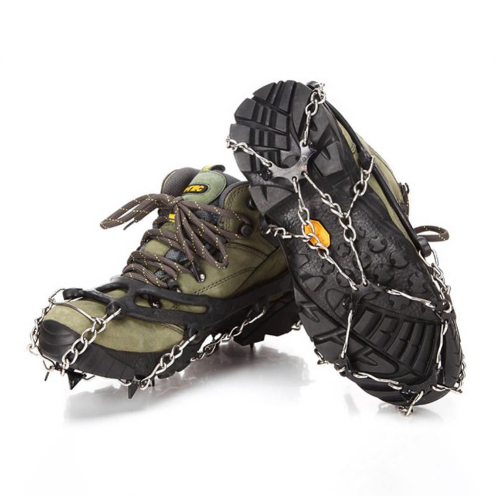 Ice Cleats, Crampons for Hiking Boots and Snow Shoes Non Slip Climbing ...