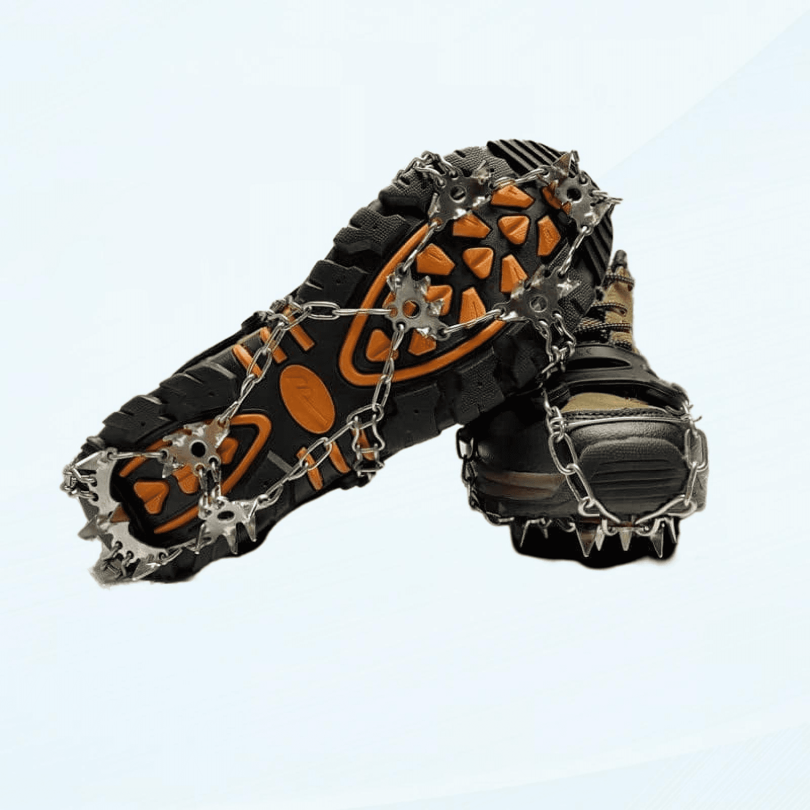 Ice Cleats for Hiking Boots and Shoes, Non Slip Stainless Steel Boot ...