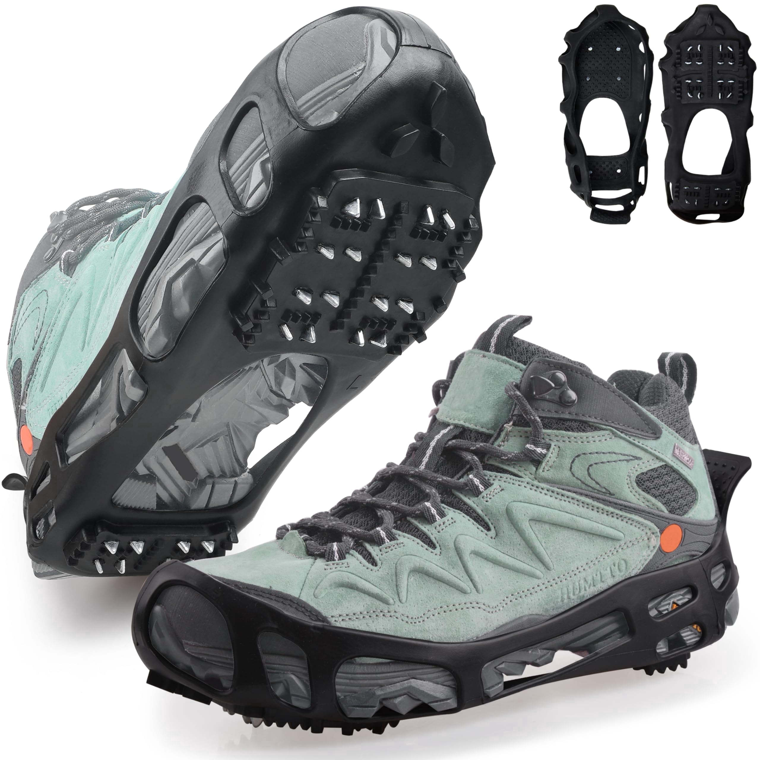Ice Cleats for Shoes and Boots Men Women Snow Traction Cleats Crampons ...