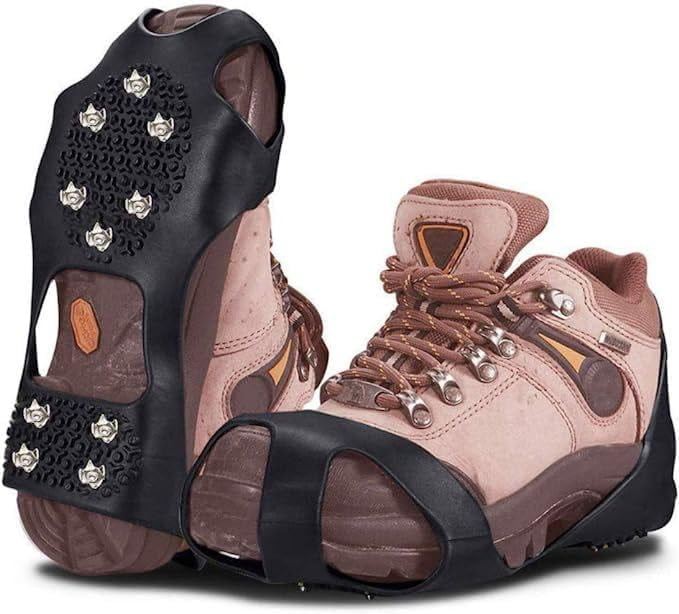 Ice Cleats for Shoes and Boots Crampons Track Spikes Shoe Spikes for ...