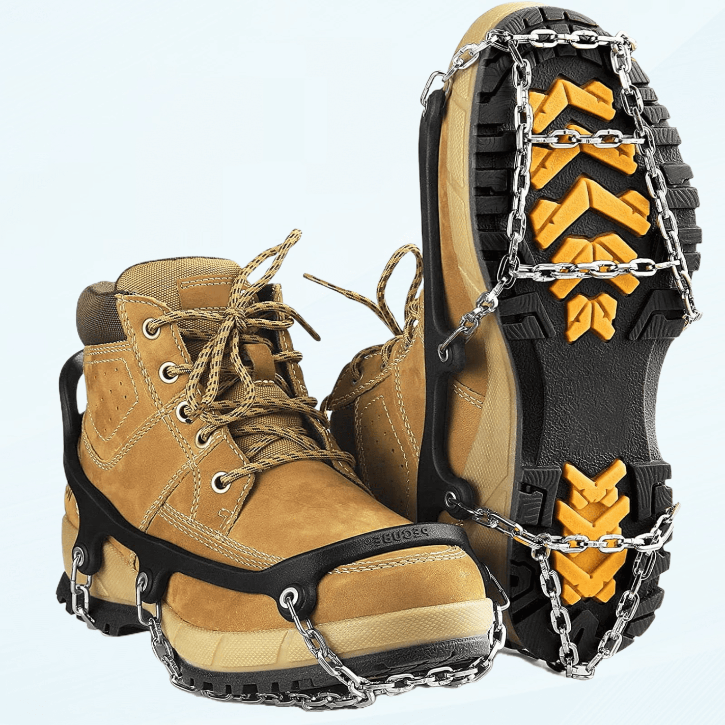 Ice Cleats for Shoes and Boots Crampons Traction Cleats Chains for Men ...