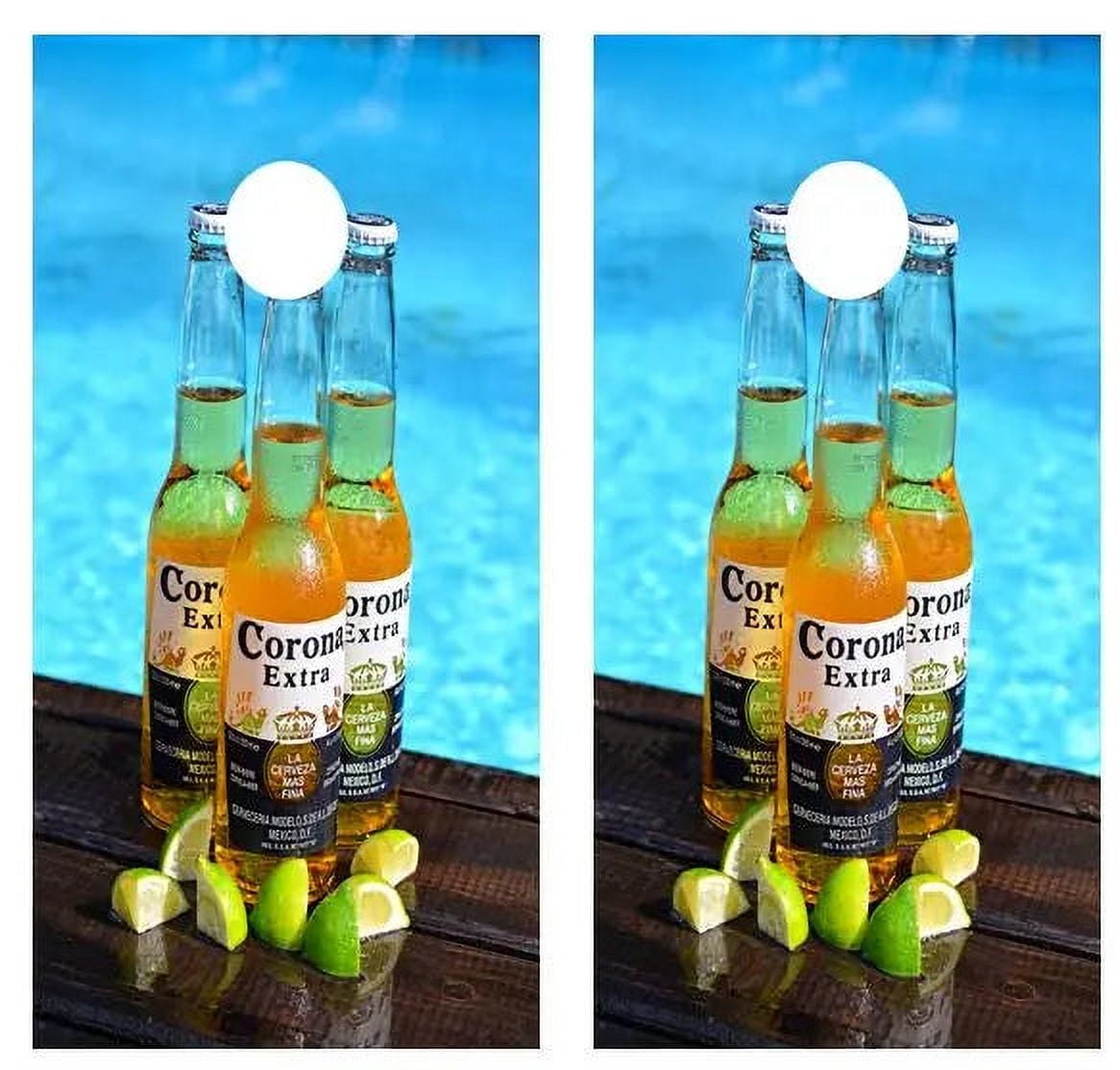 Ice Cold Corona Poolside Cornhole Wood Board Skin Wr - Walmart.com