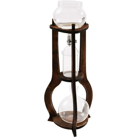 Ice Cold Drip Tower, 6-8 Cups 600ml Portable Cold Brew Coffee Machine ...