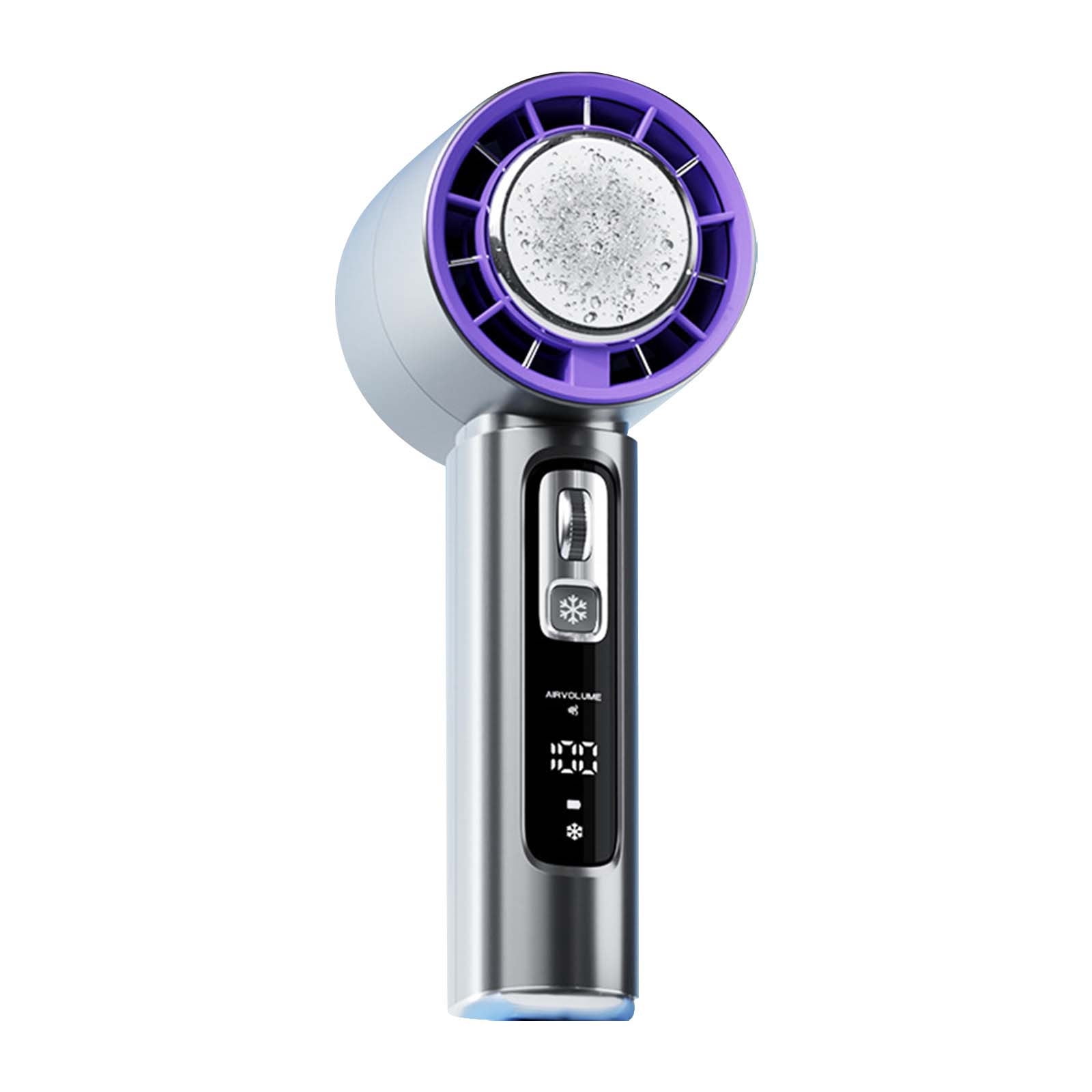 Ice Cold Handheld Fan, Compact and Lightweight Easy to Carry, Built-in ...