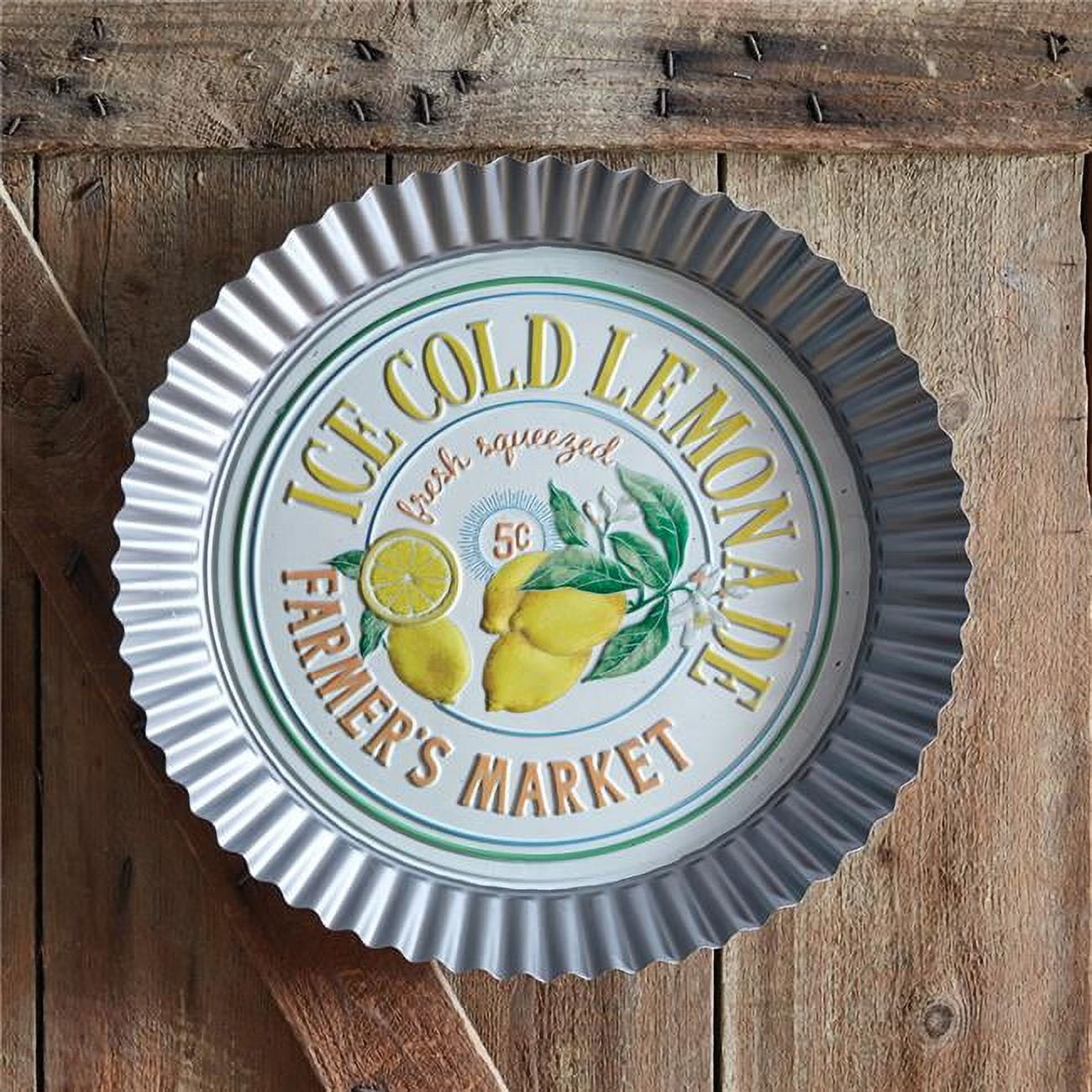 Ice Cold Lemonade Bottle Cap Sign - Walmart.com