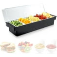 Ice Cooled Condiment Serving Container Fruit Veggie Condiment Caddy ...