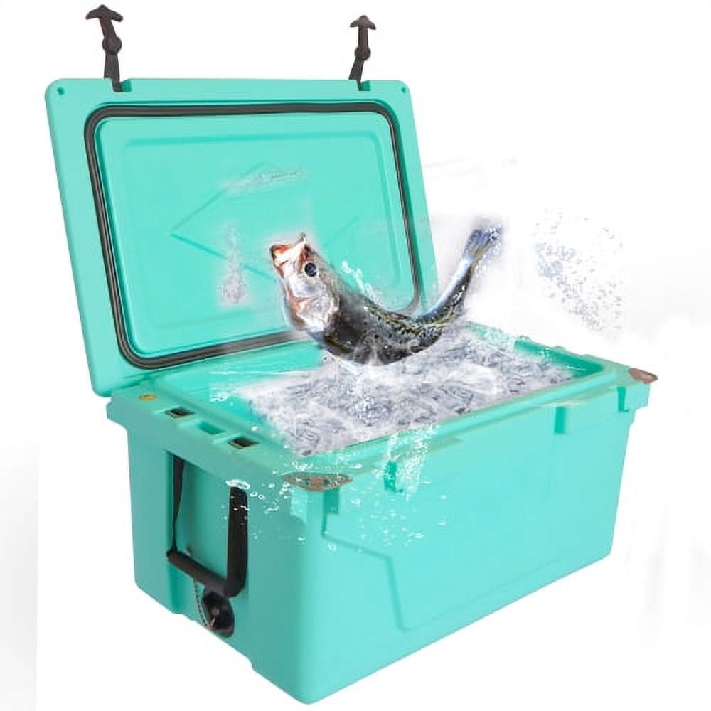 Ice Cooler Box 65QT Camping Ice Chest Beer Box Outdoor Fishing Cooler ...