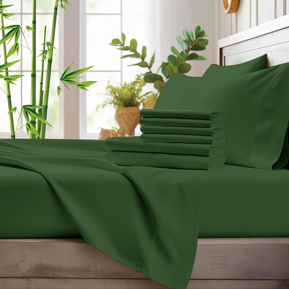 Ice Cooling Bed Sheet Set, Heat Relief 2000TC Luxury Sheets for Hot ...