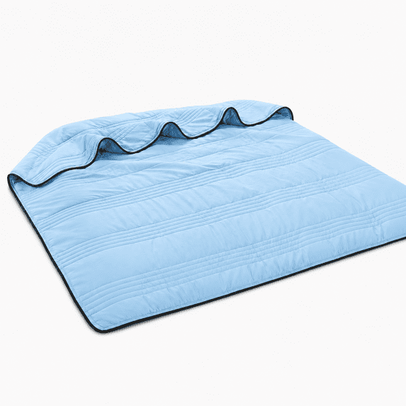 Ice Cooling Calming Blanket, Soft Breathable Quilted Washed Cotton ...