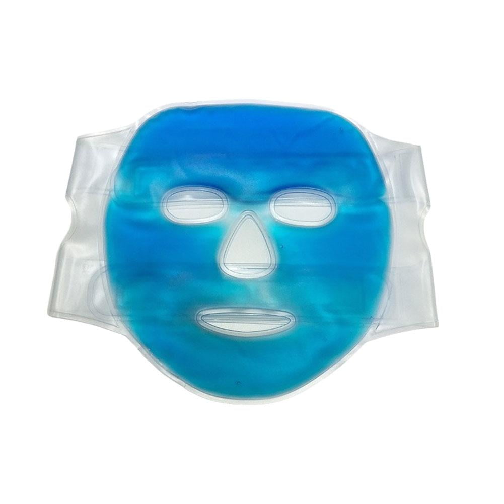 Ice Cooling Gel Blue Face Mask Fatigue Relief Relaxation Face Full Mask ...