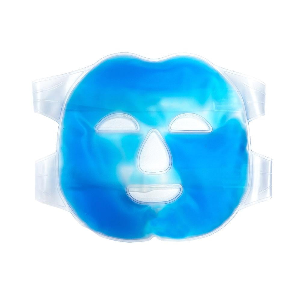 Ice Cooling Gel Blue Face Mask Fatigue Relief Relaxation Full Face Mask ...
