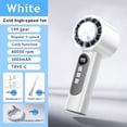 Ice Cooling Handheld Turbo Fan, High Speed Brushless Motor Super Strong ...