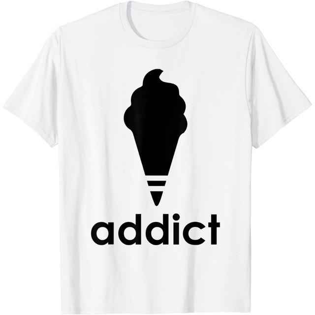 Ice Cream Addict - Funny Ice Cream Shirt - Walmart.com