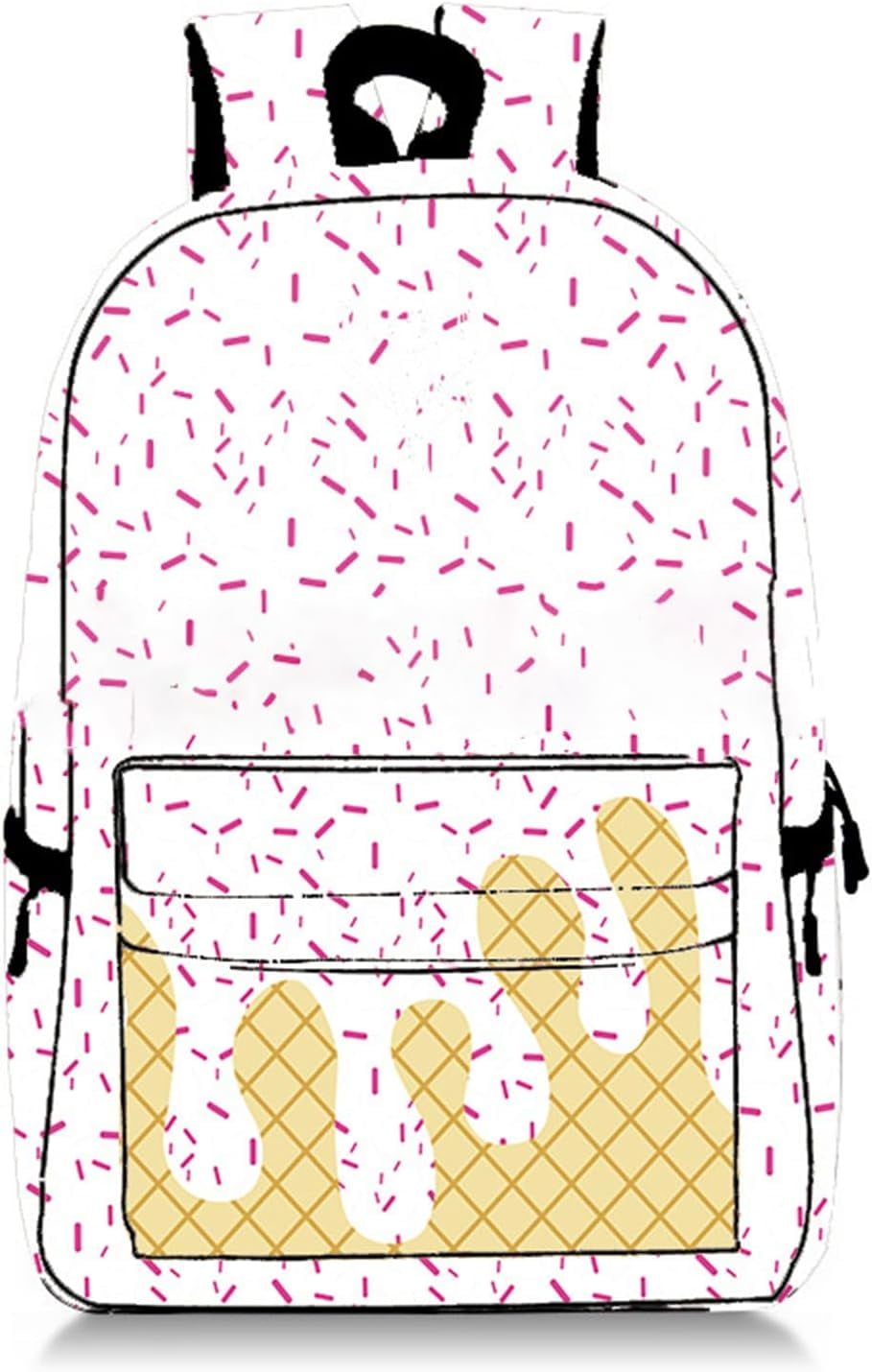 Ice Cream Backpack Kawaii Shoulder Backpacks,Icecream Backpackdrip Backpack,Ice Cream Drip ...