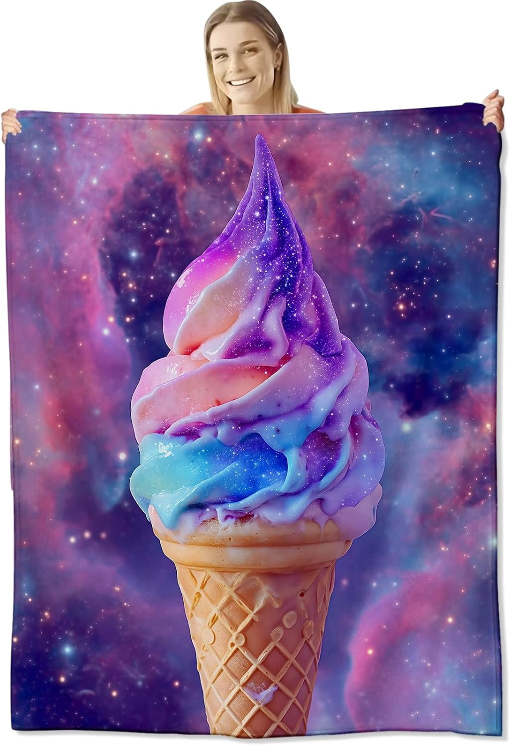 Ice Cream Blanket for Women Adults, Flannel Ice Cream Blankets Gifts ...