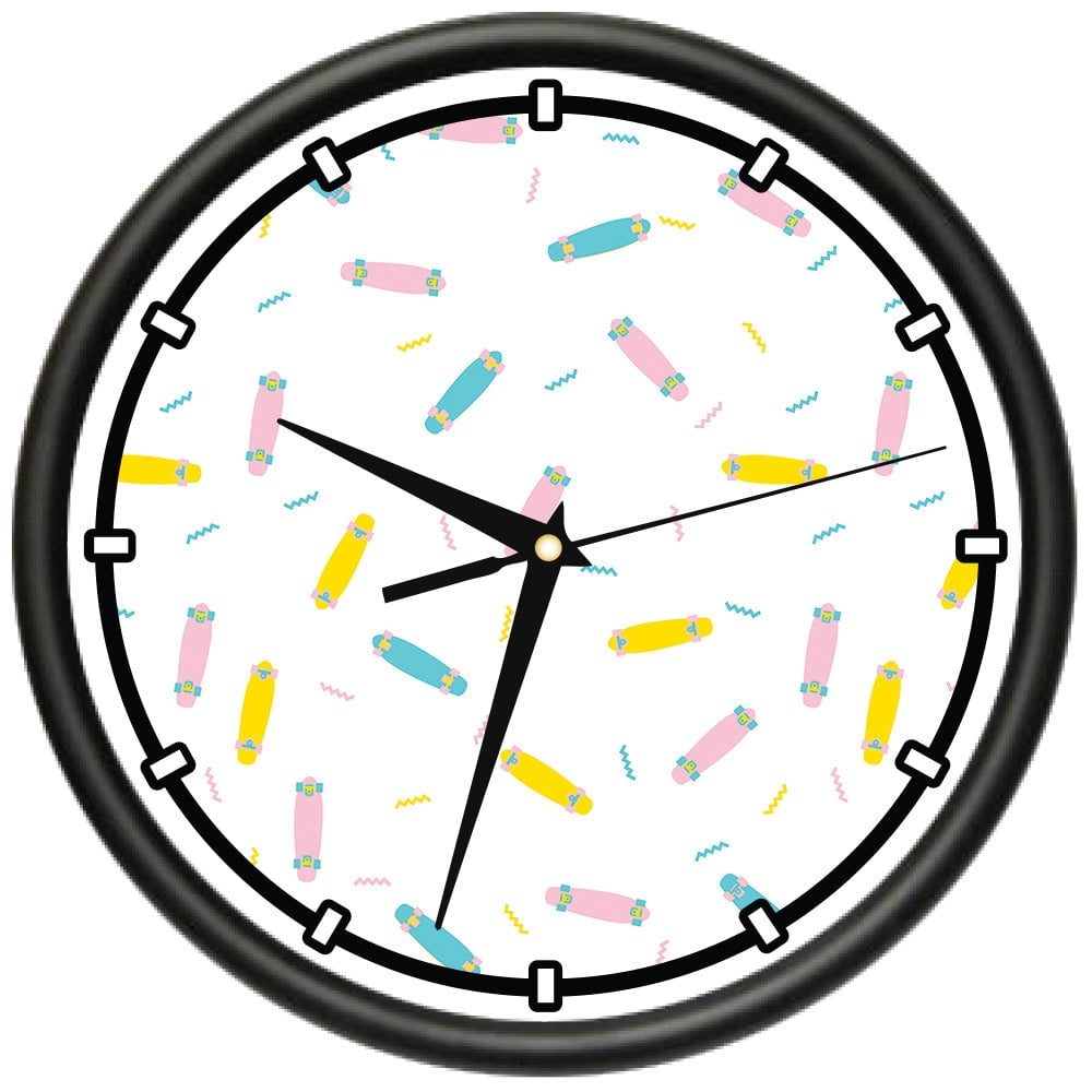 Ice Cream Boards Design Wall Clock | Precision Quartz Movement | Décor ...