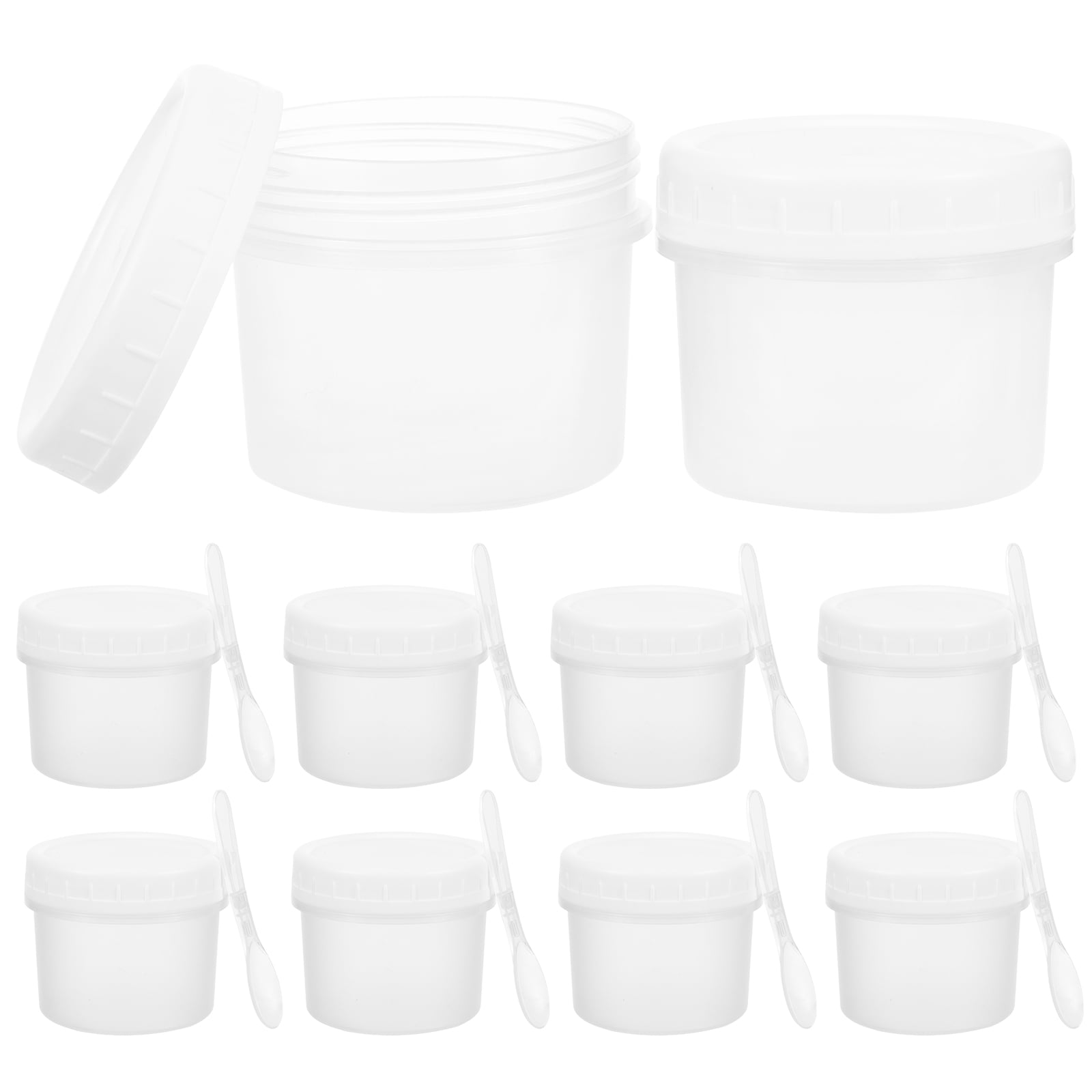 Ice Cream Box with Lid 10 Sets Freezer Container Containers for ...
