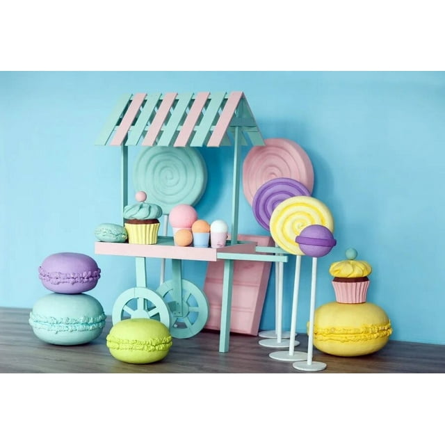 Ice Cream Cart Photography Background Cake Candy House Baby Children ...