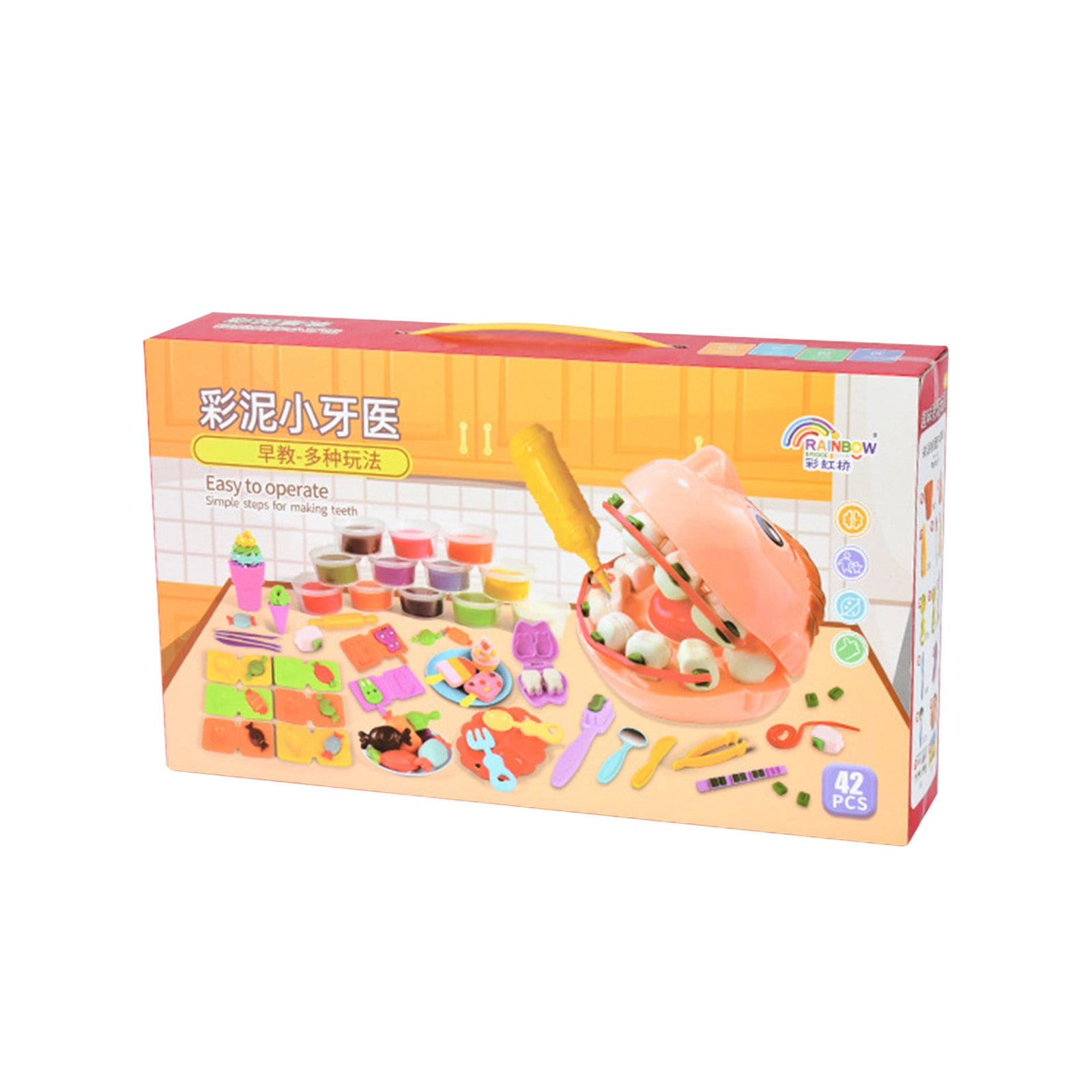 Ice Cream Clay Play Set For Kids Diy Modeling Toy Super Light ...