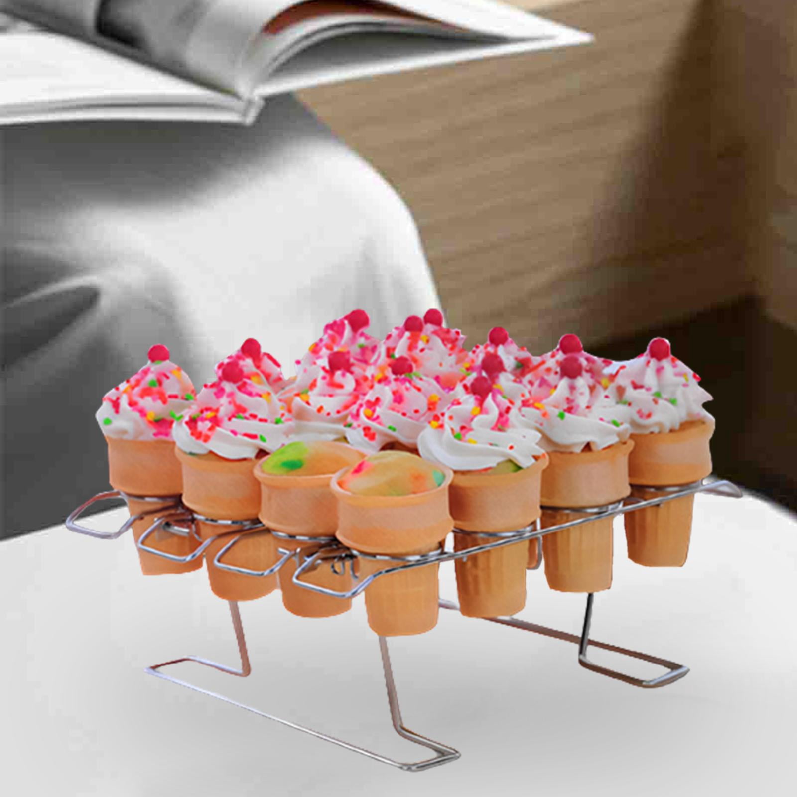 Ice Cream Cone Cupcakes Storage Shelf Cupcake Cone Display Stand ...