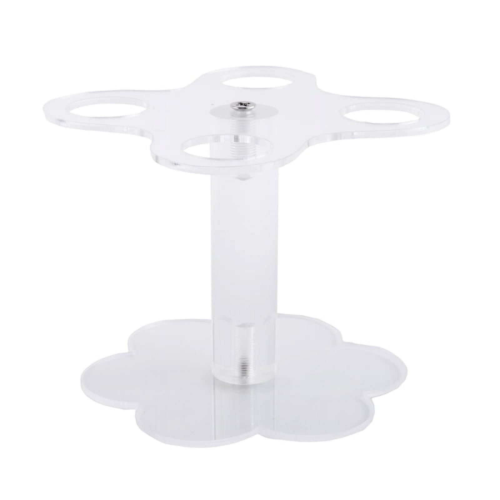 Ice Cream Cone Holder,4 Holes Acrylic Cone Display Stand Waffle Sushi ...
