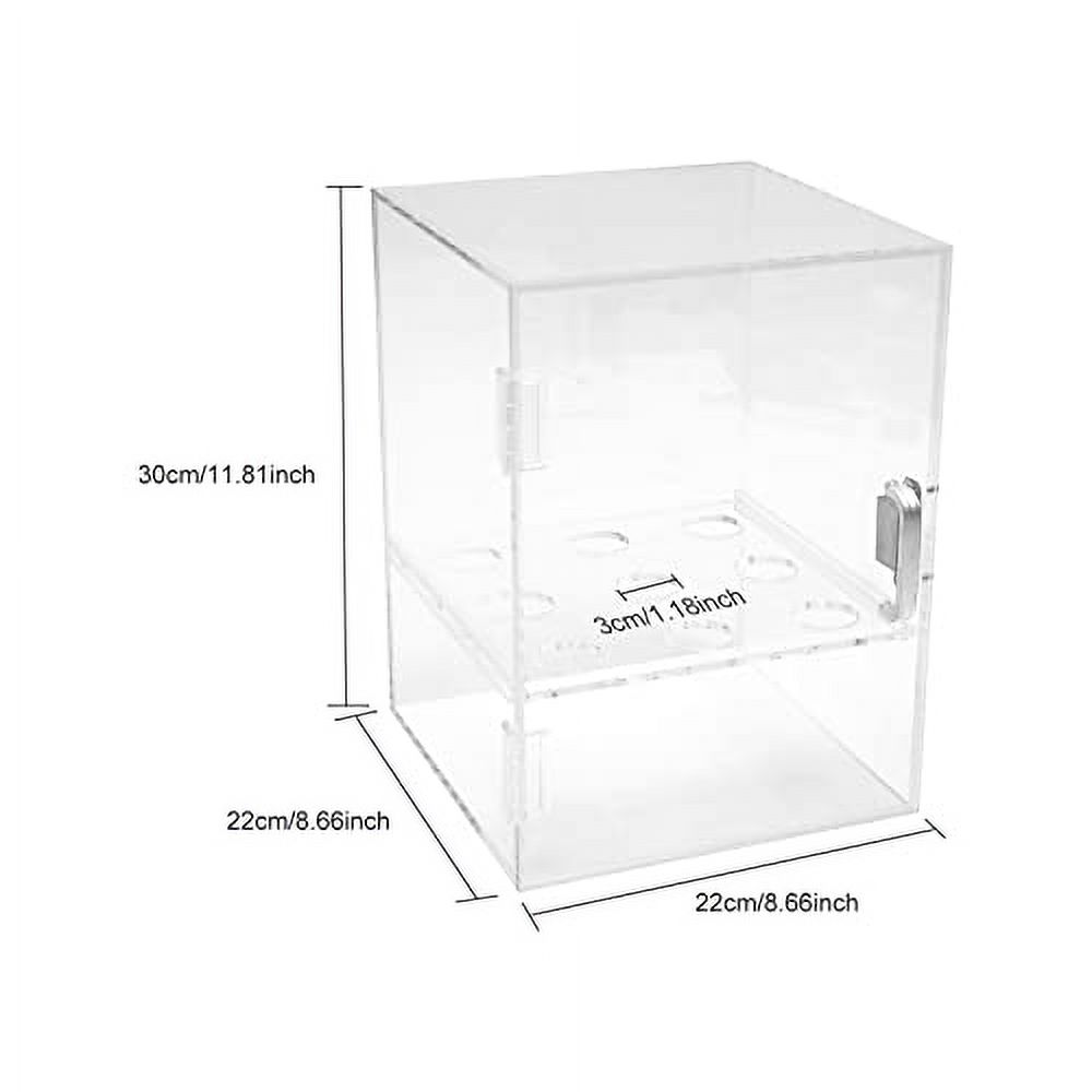 Ice Cream Cone Holder, 9 Holes Ice Cream Cone Display Clear Acrylic ...