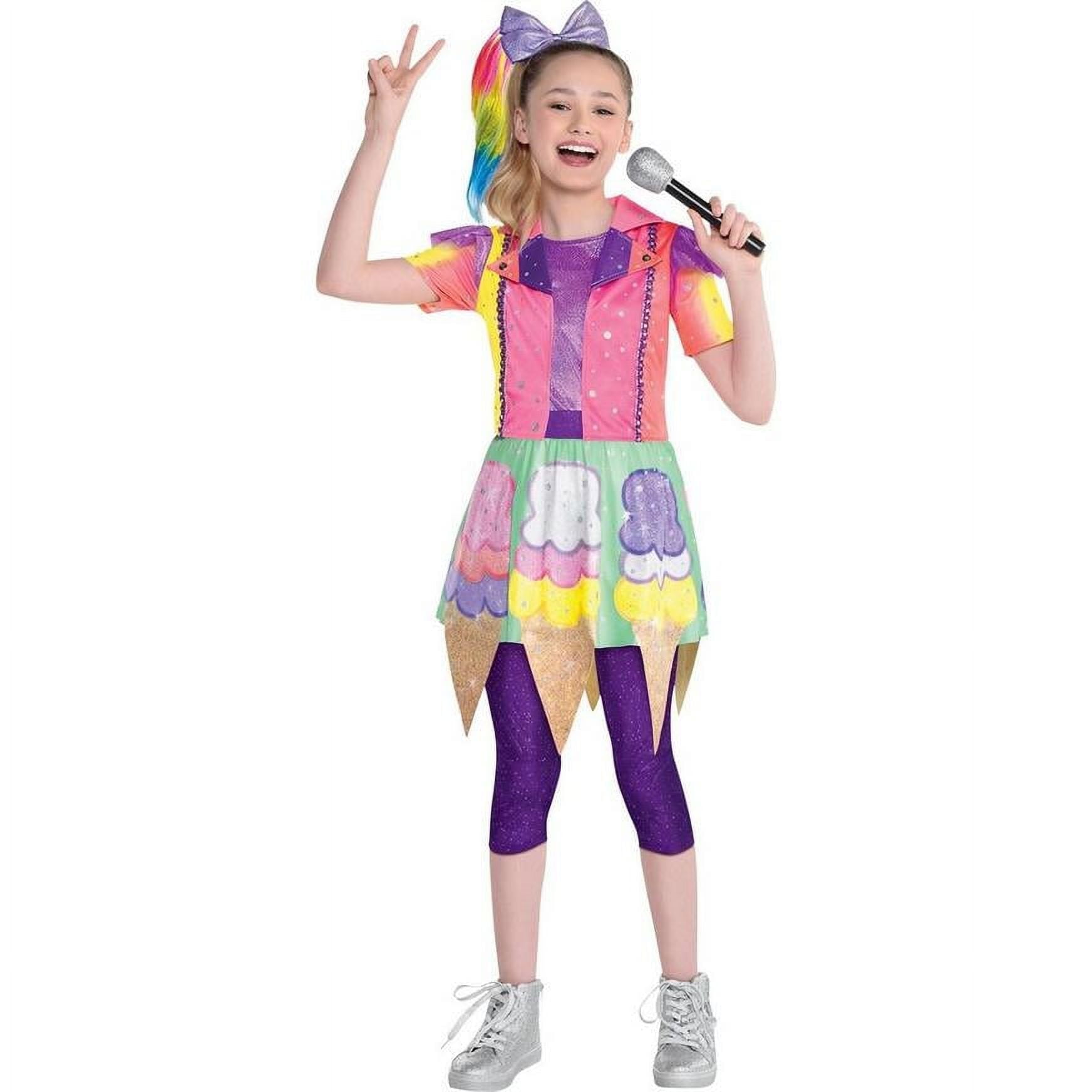 Ice Cream Cone JoJo Siwa Halloween Costume for Girls- Nickelodeon, Medium (8-10) - Walmart.com
